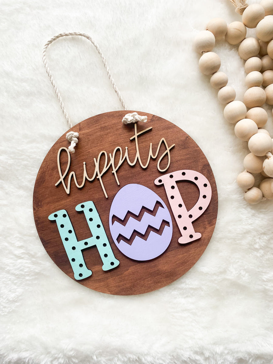 Hippity HOP sign – Marlee and Me